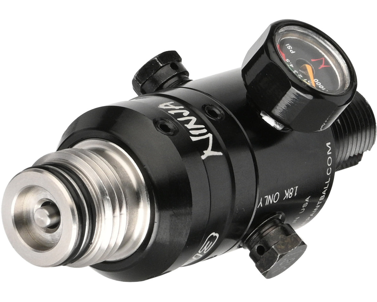 Ninja Pro V3 Adjustable Tank Regulator - Stainless - 4500 PSI - Black ...